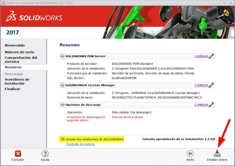 Cómo instalar Solidworks PDM Standard