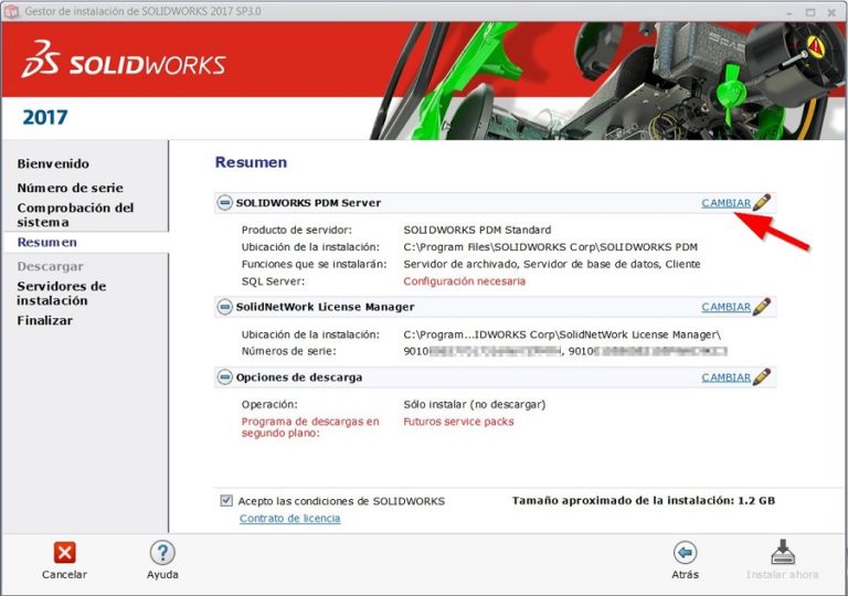 Cómo instalar Solidworks PDM Standard