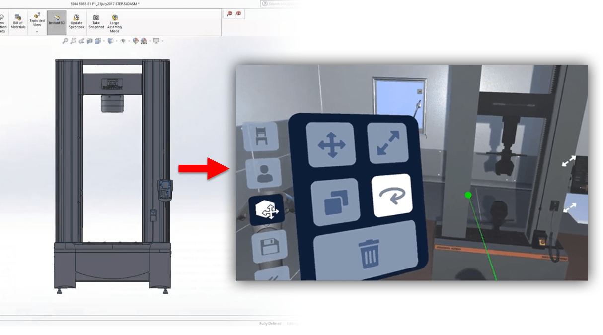 ¿Cómo funciona la Realidad Virtual en SOLIDWORKS? - Easyworks