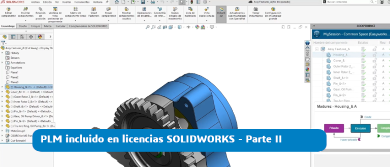 PLM incluido en SOLIDWORKS: Parte II