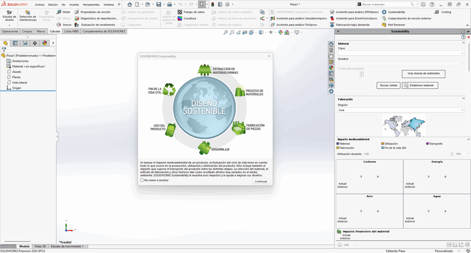 Diseña de forma más sostenible con SOLIDWORKS Sustainability